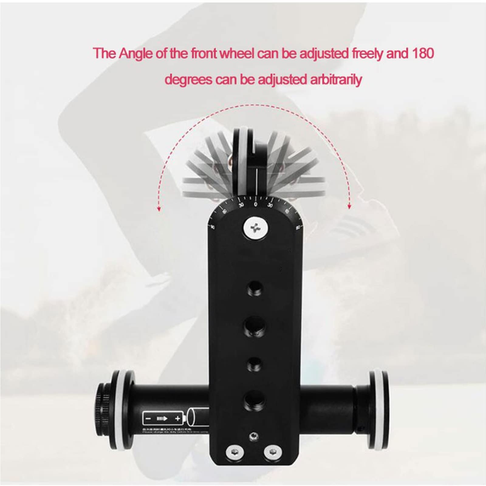 Suerthy Camera Slider, Panoramic Camera Electric Car, with Remote Control, All Aluminum Alloy Material, Cameras and cellphones can be Used Mute Pulley