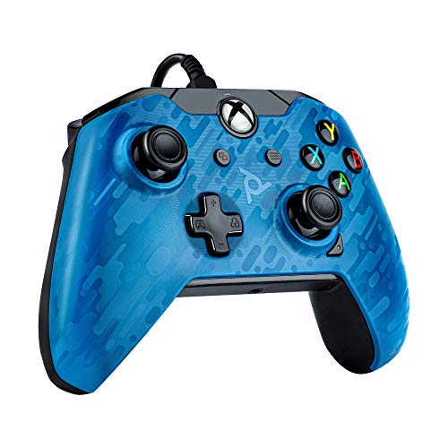 PDP Gaming Wired Controller: Revenant Blue - Xbox
