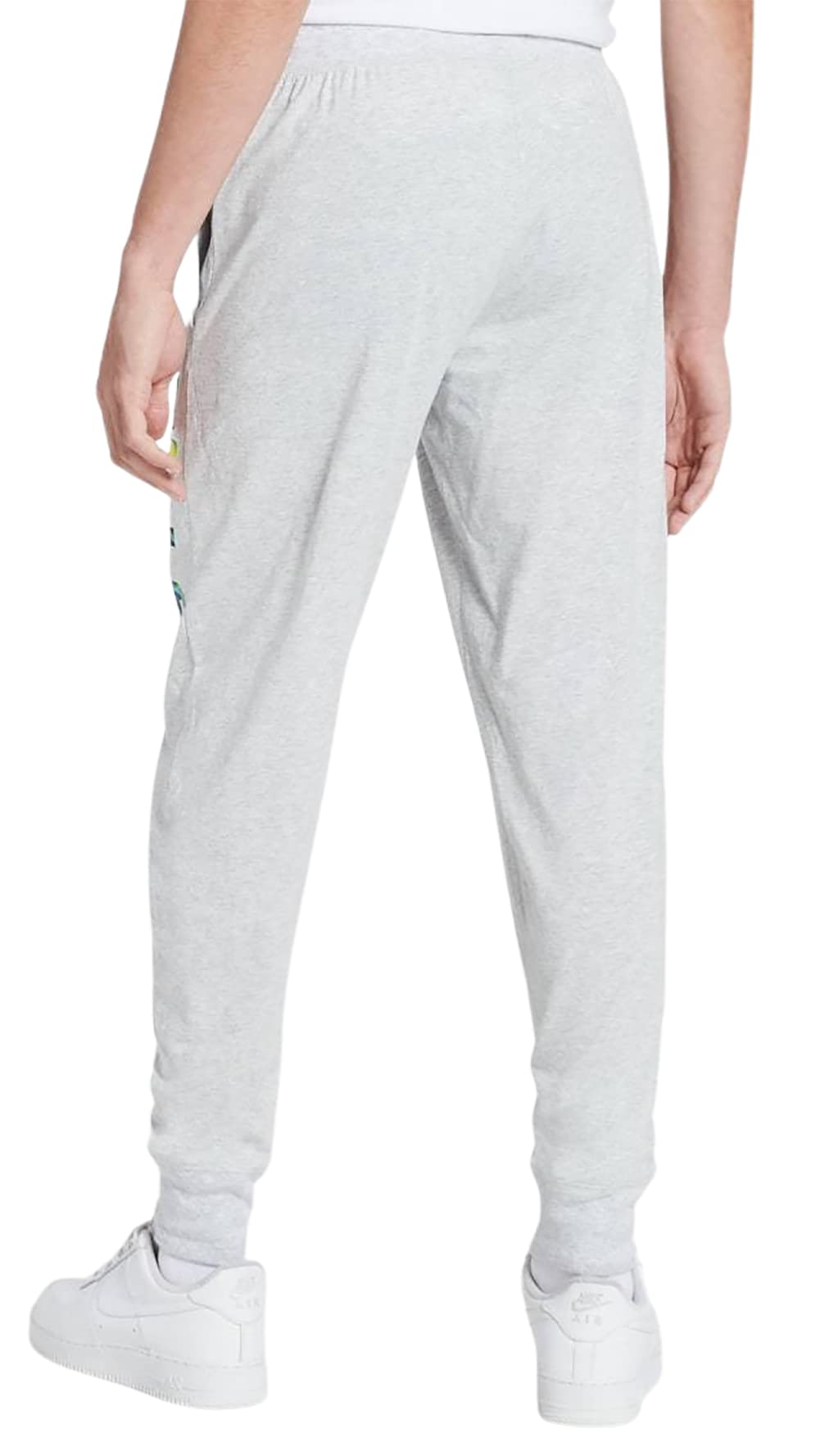 POLO RALPH LAUREN Men's Tie Dye Logo Jogger Pants (English Heather/Polo Tie Dye Logo, X-Large)
