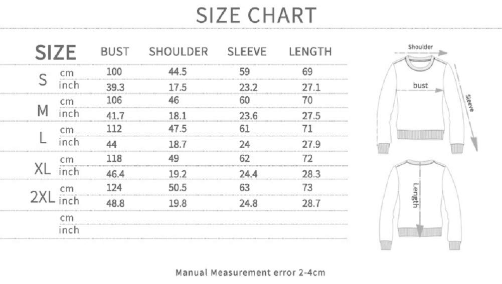 QYZ-Top Women Underestimate Me That'll Be Fun Sweatshirt Ladies Letter Print Cozy Graphic Pullover Tops rose L
