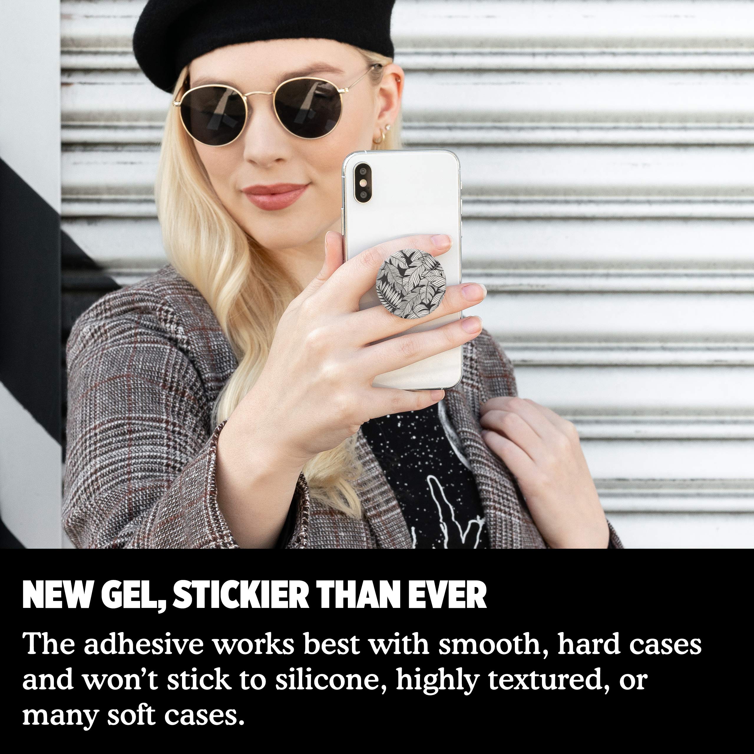 PopSockets Phone Grip with Expanding Kickstand, for Phone - Mono Jungle