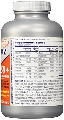 One A Day Womens 50 Plus Healthy Advantage 200 Tablets