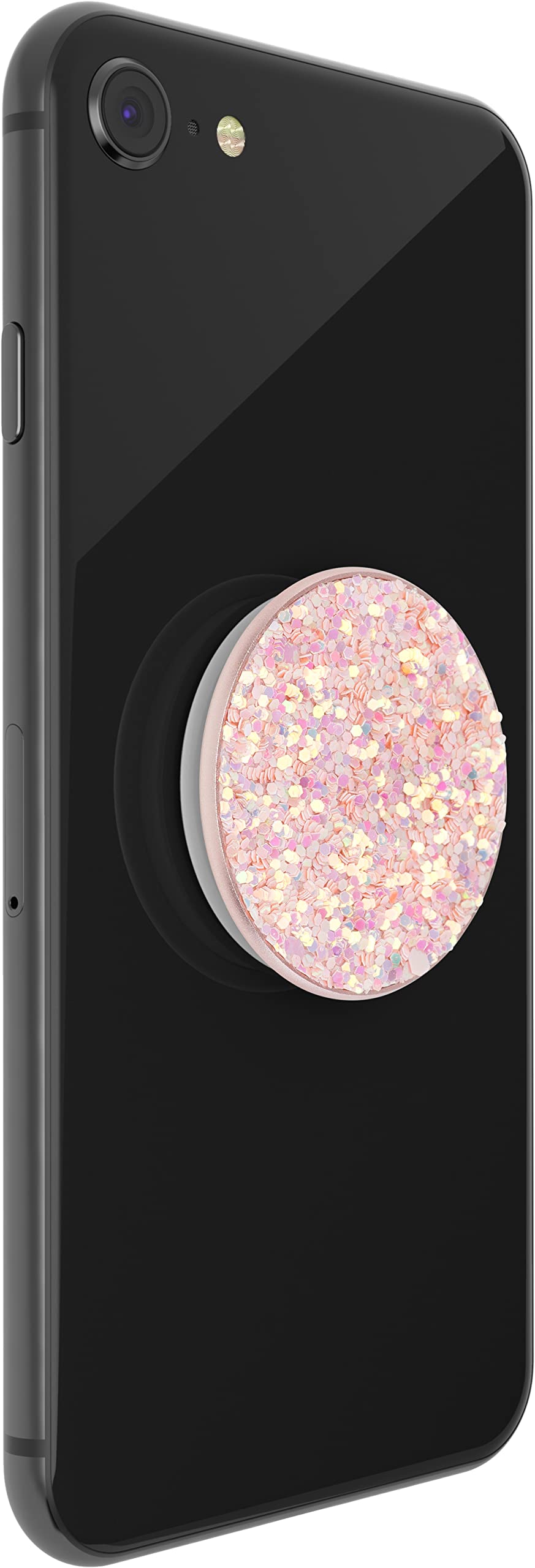 PopSockets Phone Grip with Expanding Kickstand, Glitter PopGrip - Rose