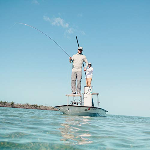 Toadfish Fly Fishing Rod 4-Piece 9 FT 8WT with Aluminum Rod Tube + Extra Tip Section