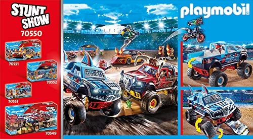 Playmobil Stunt Show Shark Monster Truck Toy