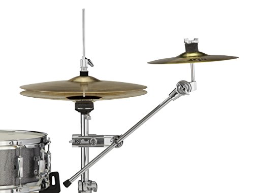 Pearl CH70 Cymbal Boom Attachment Clamp with 15" Solid Boom Arm, Multi-Angle Mounting Clamp, and UniLock Gearless Cymbal Tilter for Splash, Crash, and Effects Cymbals.