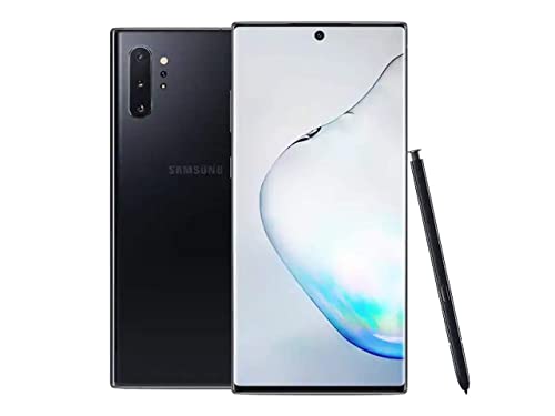Samsung Galaxy Note 10+ Plus N975 6.8" Android 256GB Smartphone (Renewed) (Silver, T-Mobile)