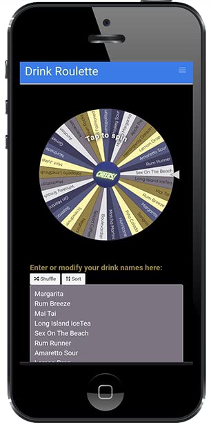 Tequixtum iM@t Bar Spill Mat for Countertop, AI in Your Home Bar with Bartend-AI, Your Own Bartender Assistant! & Cheer Up Spinning The Drink-Roulette on Your Phone/Tablet Scanning QRC Printed on Mat