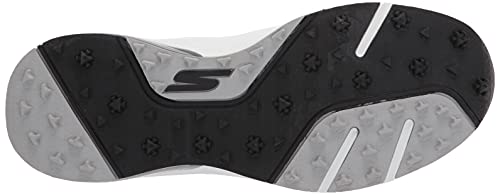 Skechers Mens Go Skech-air Dos Relaxed Fit Golf Shoe, White/Black, 11
