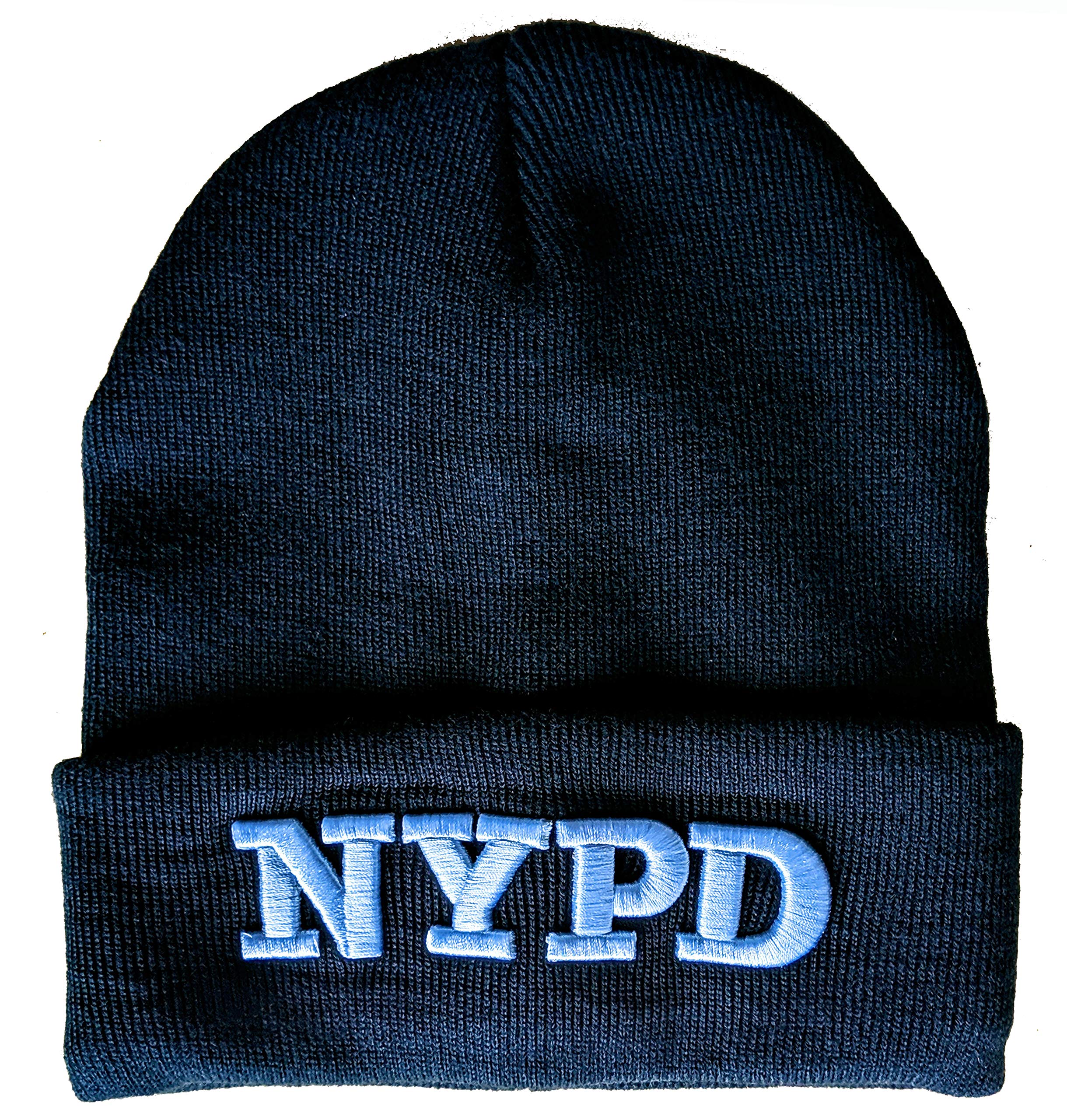 NYPD Winter Hat New York Police Department Navy & White One Size