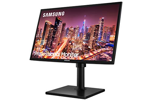 SAMSUNG T40F Series 24-Inch FHD 1080p Computer Monitor, IPS Panel, HDMI, VGA (D-Sub), Height Adjustable Stand, 3 Yr WRNTY (LF24T400FHNXGO)