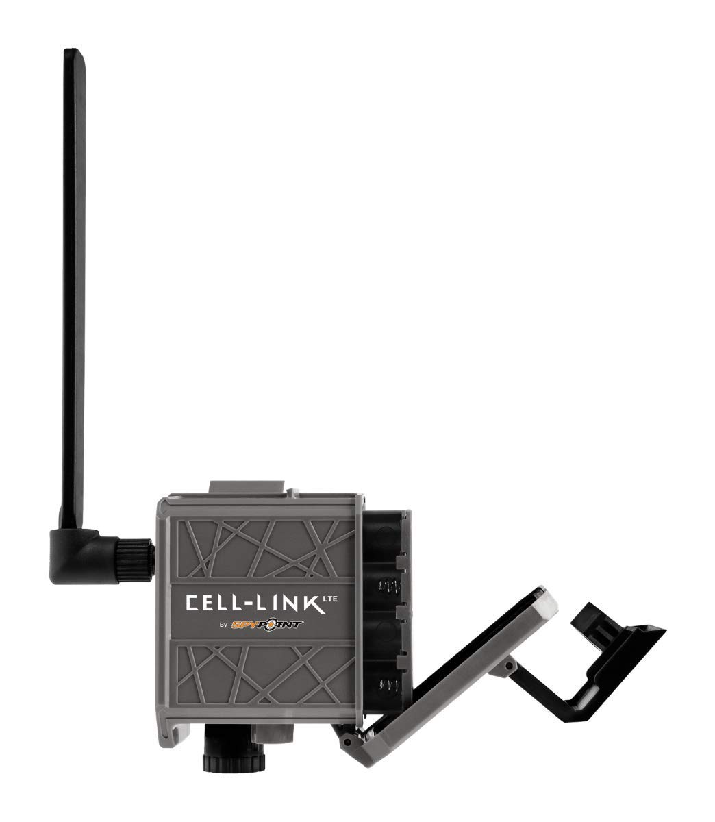 SpyPoint Cell-Link V Verizon LTE Universal Trail Camera Cellular Adapter with LIT-10 Rechargeable Removable Battery