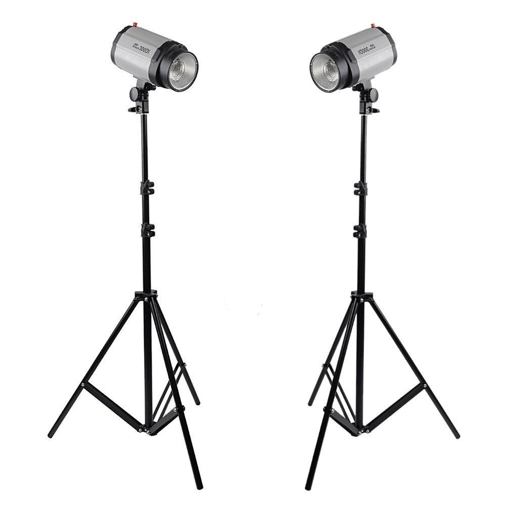 Neewer 2 Packs 9 feet/260 centimeters Photo Studio Light Stands for HTC Vive VR, Video, Portrait, and Product Photography