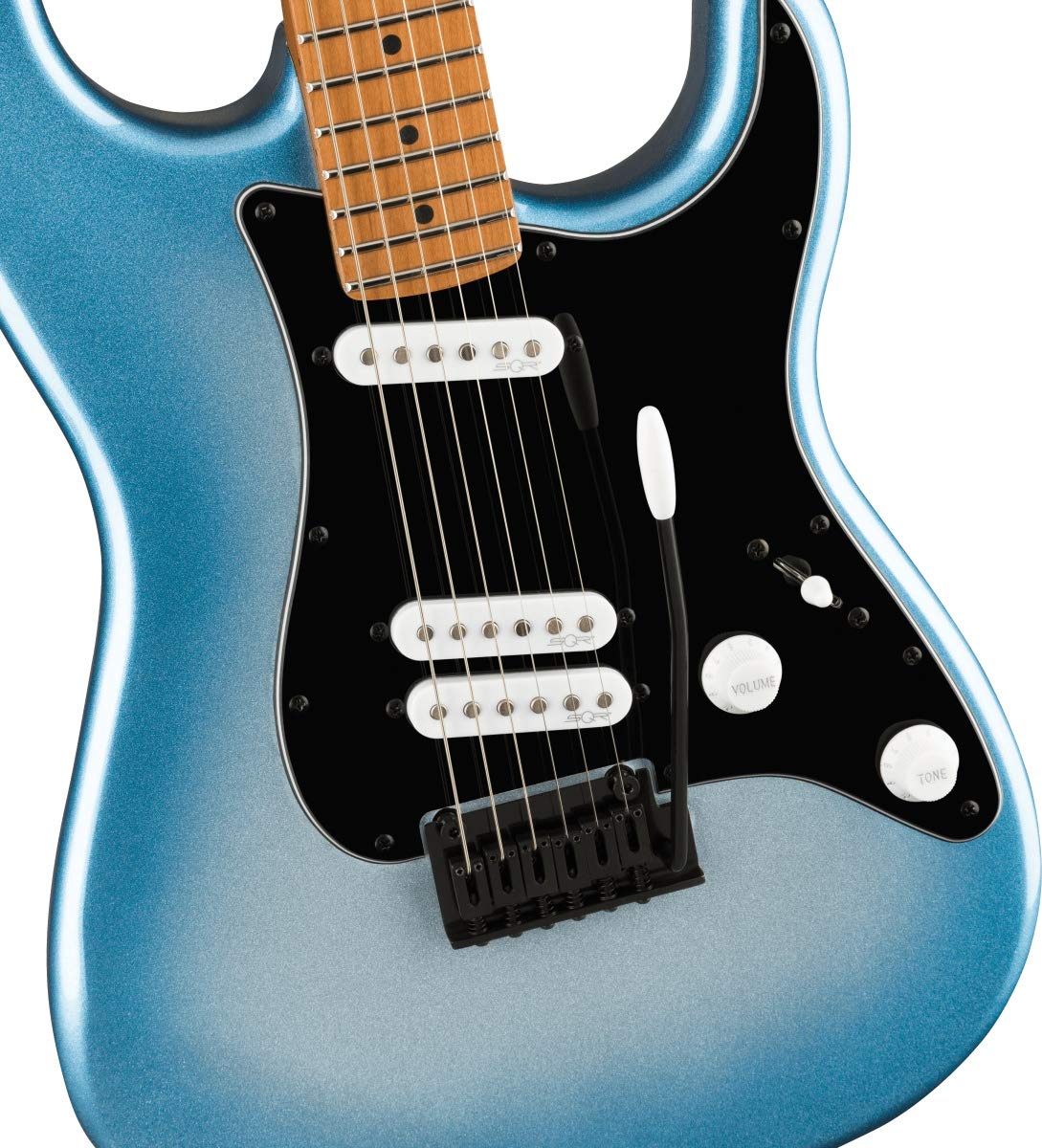 Squier Contemporary Special Stratocaster Electric Guitar, with 2-Year Warranty, Sky Burst Metallic, Roasted Maple Fingerboard