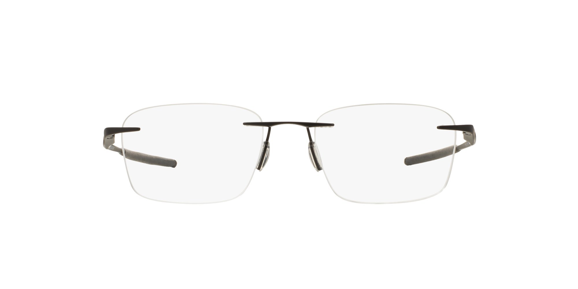 Oakley Men's Ox5115 Wingfold Evs Square Prescription Eyeglass Frames, Satin Black/Demo Lens, 53 mm