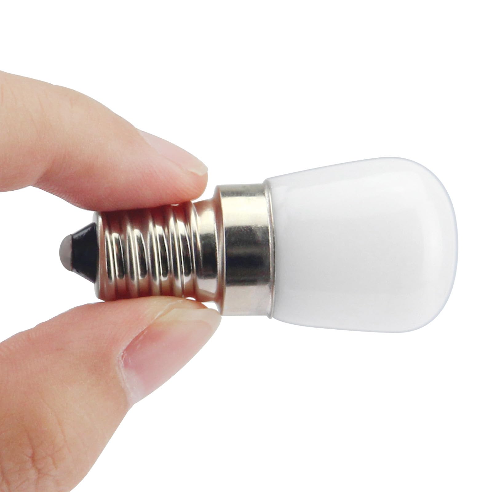 Poeland 1.5W LED Bulb Light 120V E14 Base Pack of 2 Warm White