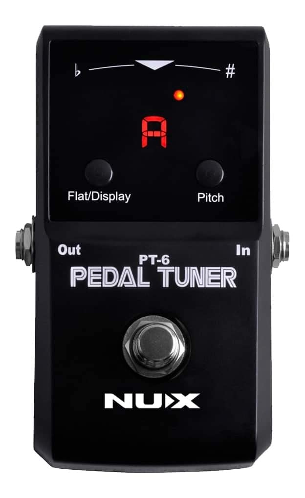 NUX PT-6 Guitar/Bass Pedal Tuner Chromatic Tuning Mode True Bypass
