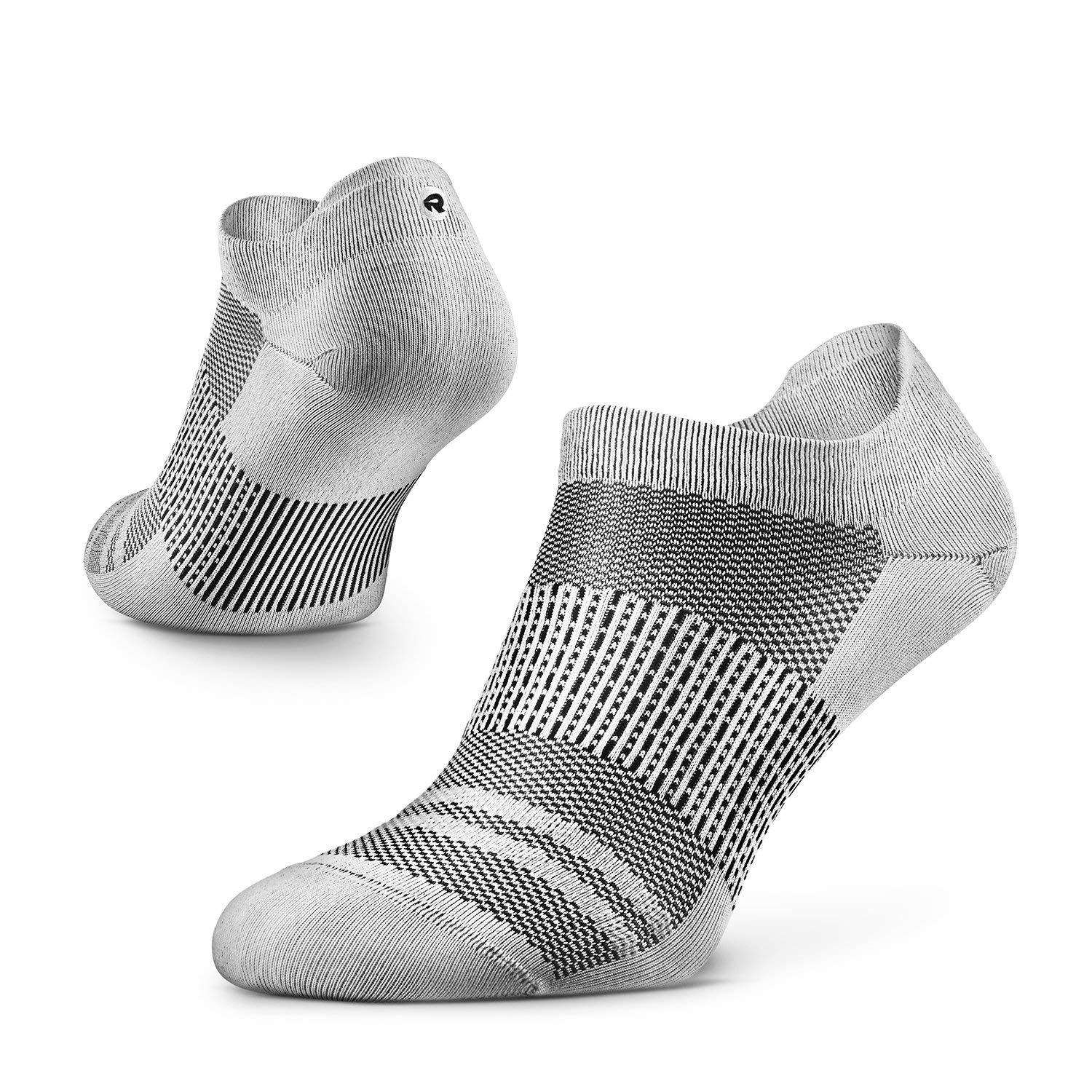 Rockay Agile Ultralight Running Socks for Men and Women, Thin, Ankle Cut, Arch Support, 100% Recycled, Anti-Odor (1 Pair)
