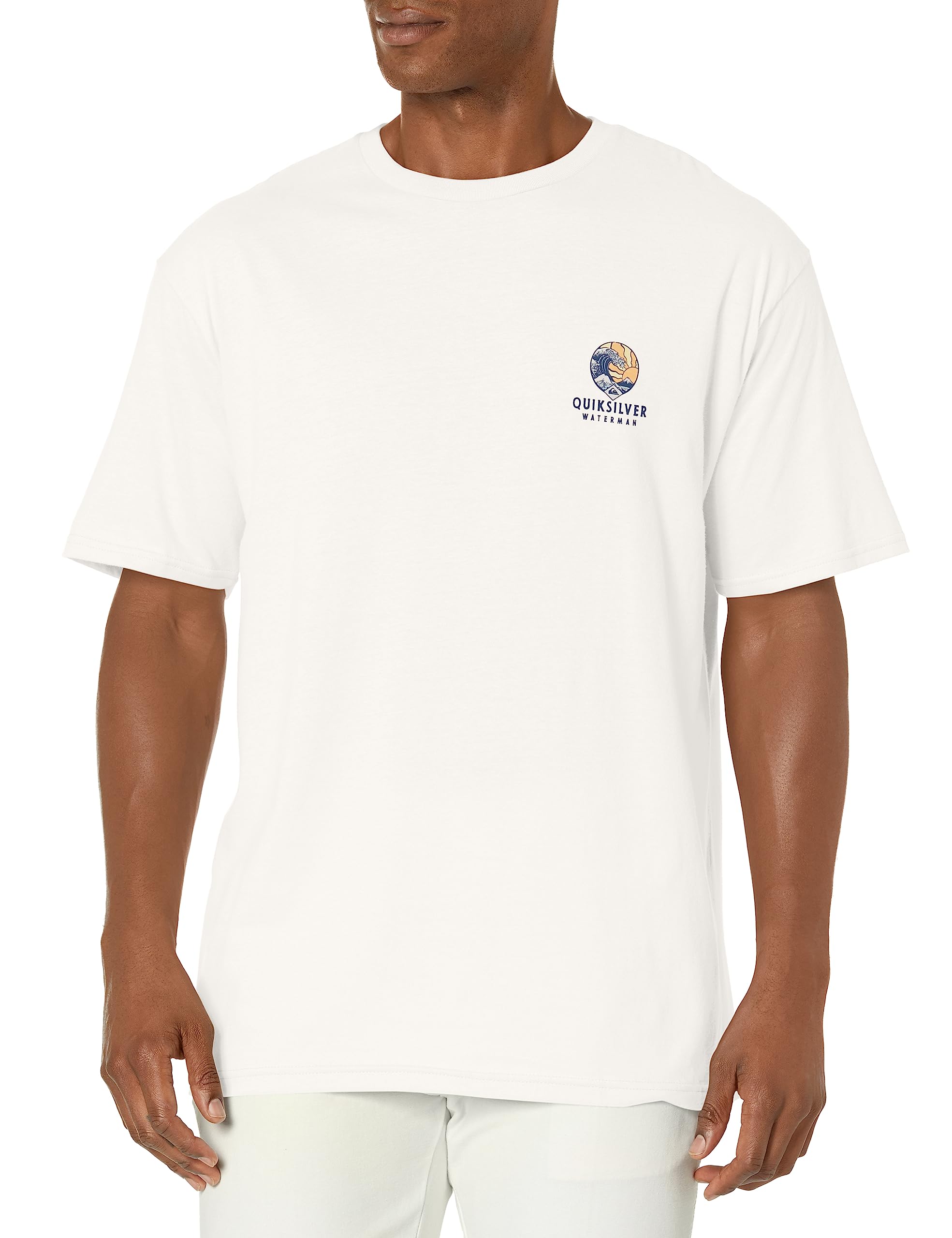 Quiksilver Men's Rolling Tide Tee Shirt, Snow White 233