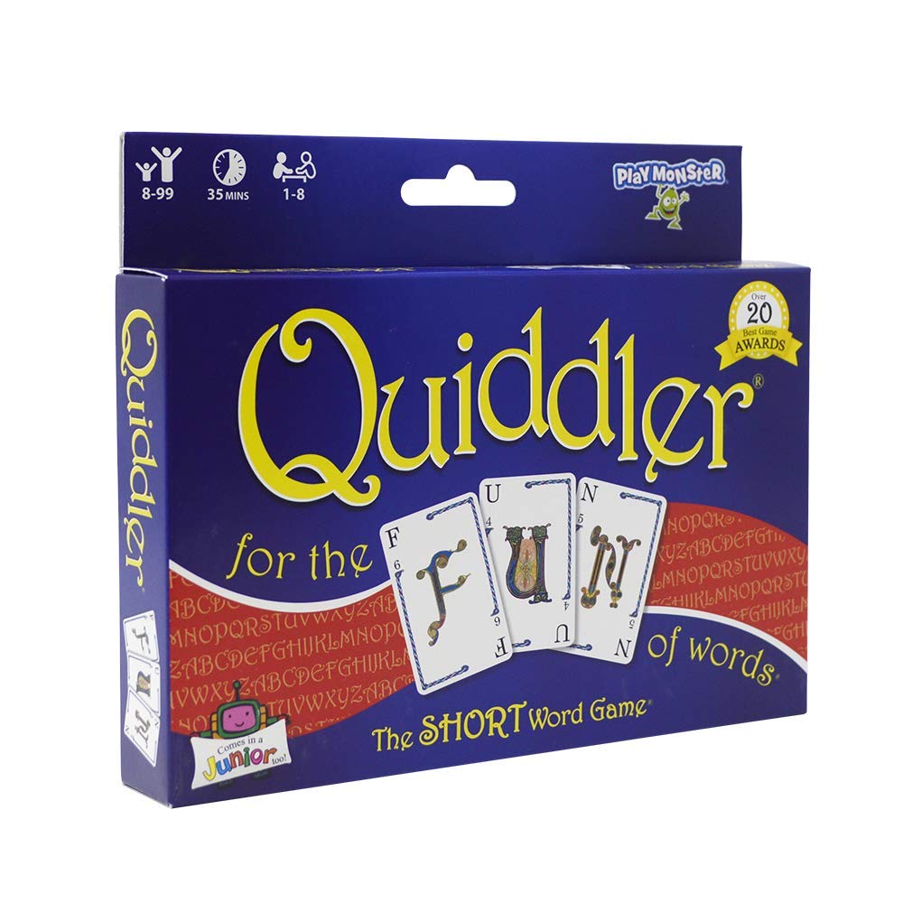 Quiddler β Card Game β Make Short Words With Cards to Win β For Family Game Nights β Ages 8+