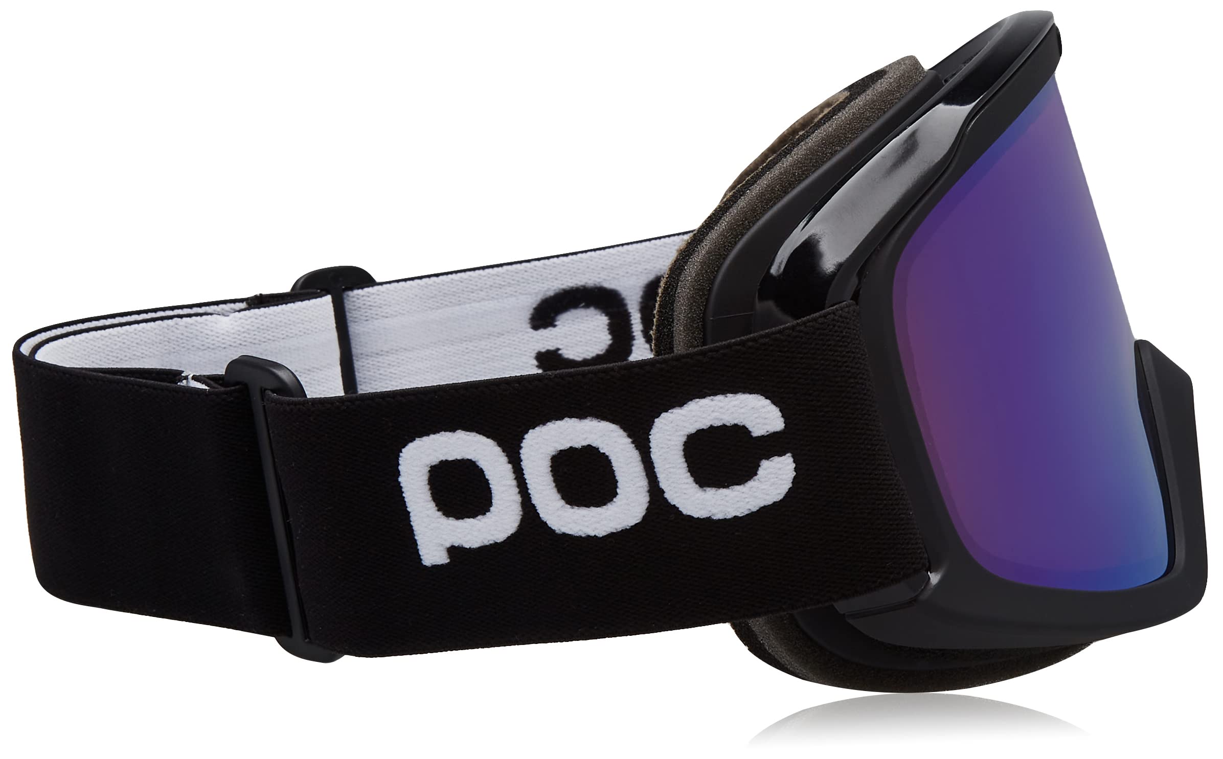 POC Opsin Clarity Comp - Optimal Ski Goggles for Skiers and Snowboarders with Great Field of View for Competitions, Uranium Black/Spectris Blue