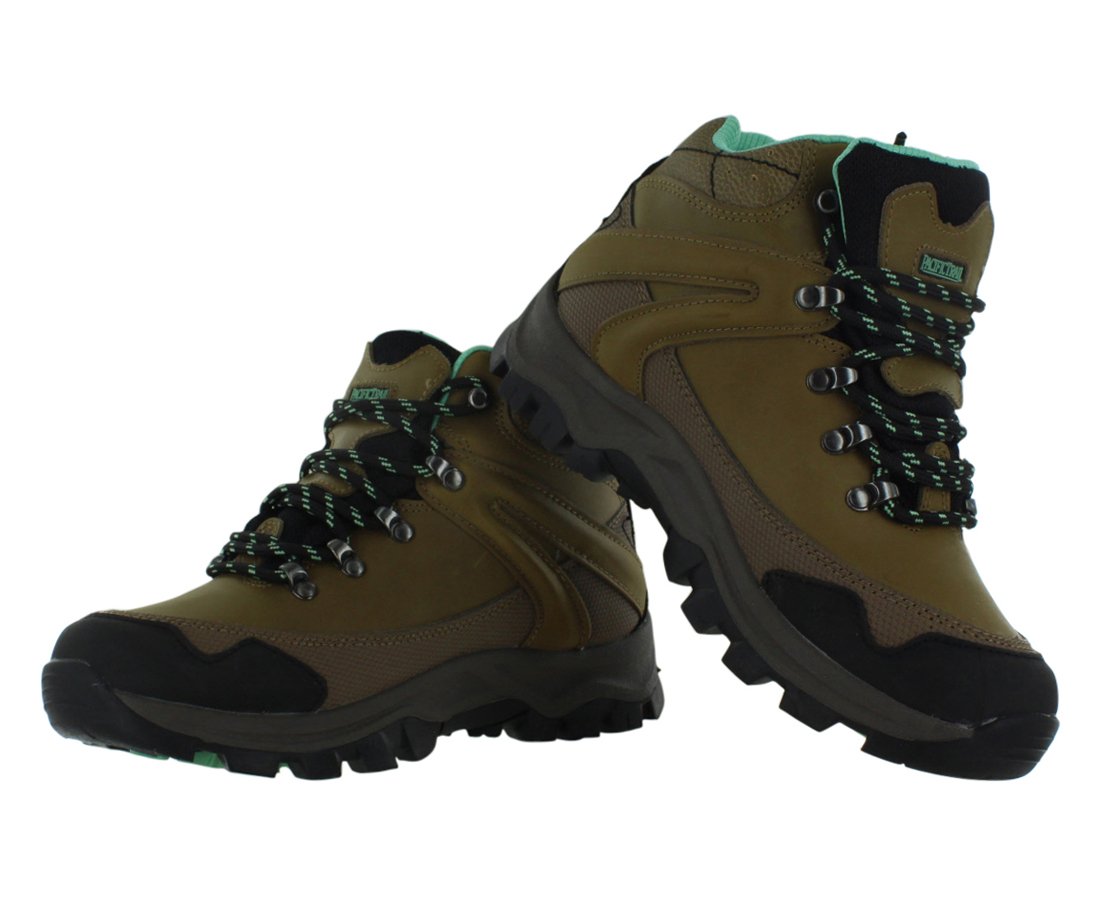 Pacific Trail Rainier Jr Hiking Boots Kids Shoe Size 2.5, Color: Beige/Khaki