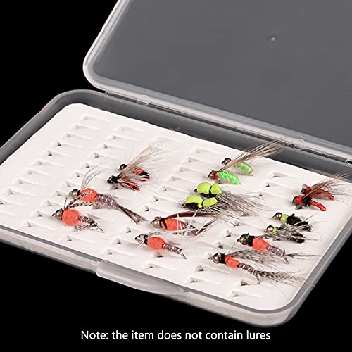 ROUVEE Super Slim Fly Fishing Lures Box,High-Capacity,Portable,Trout Flies Fly Box,Trout Lures Box (1*small size,1*medium size,1*large size)