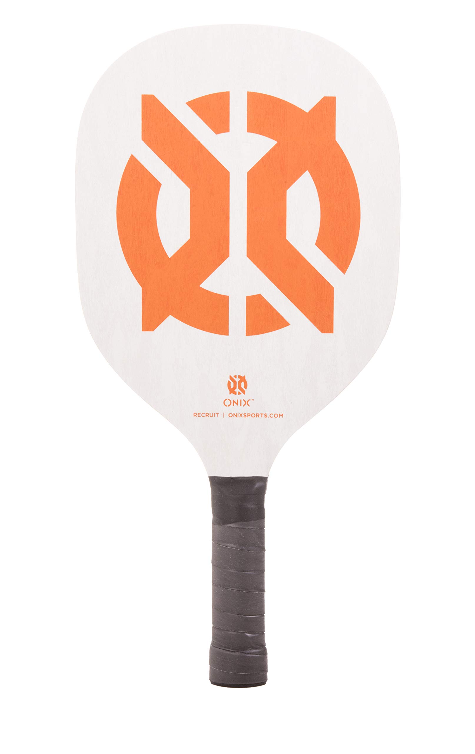 Onix Recruit Pickleball Starter Set Includes 2 Paddles and 2 Pickleballs For All Ages and Skill Levels to Learn to Play, White, 3.00 x 8.00 x 16.00"