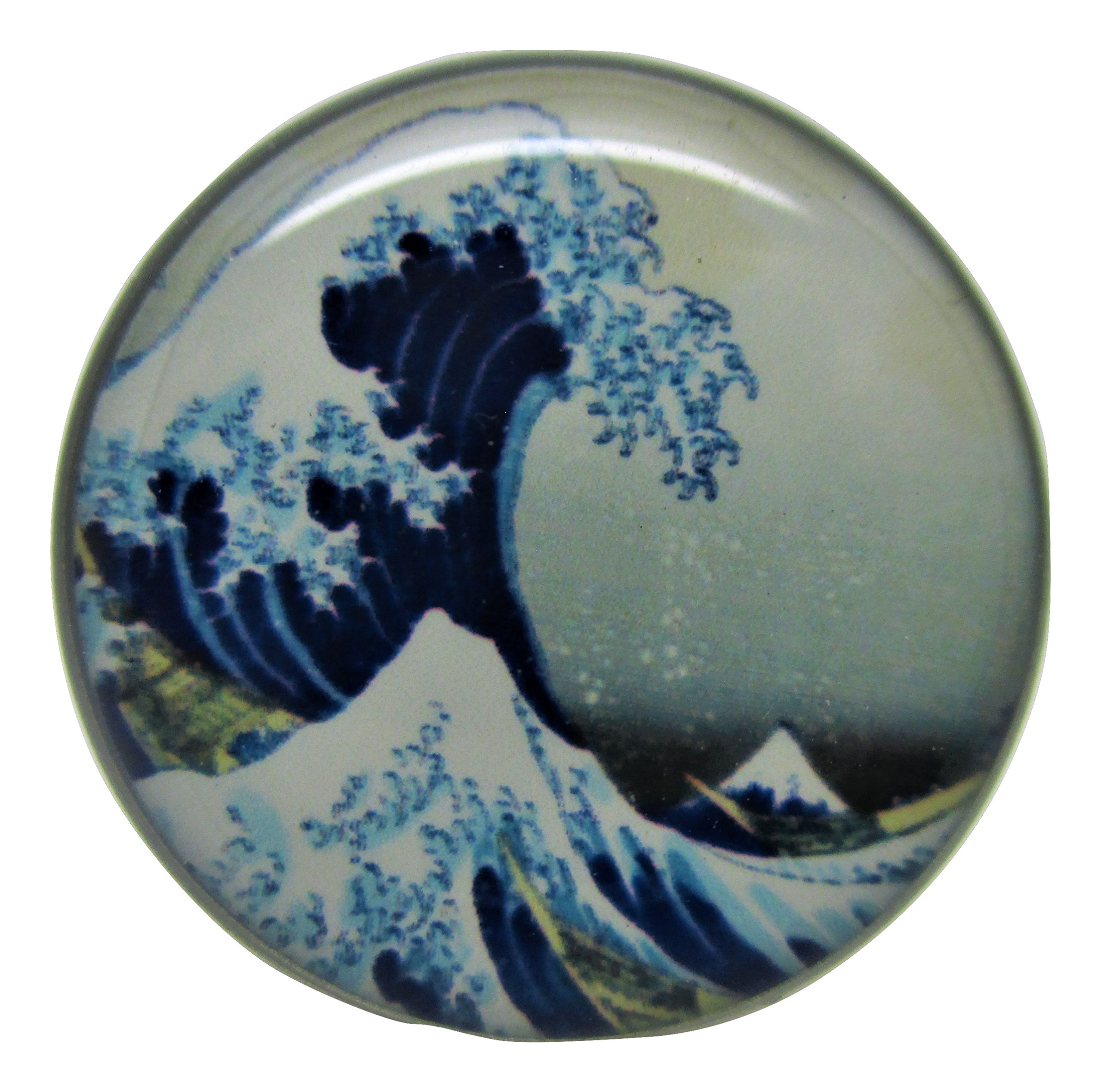 Pierced Republic The Great Wave Ear Plugs - Stainless Steel Screw-On Ear Plugs - 7 Sizes - *Pair* (2 Gauge (6mm))