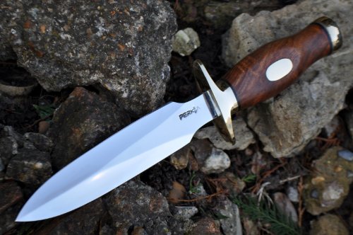 Perkin - Fixed Blade Hunting Knife With Sheath For Belt - JES