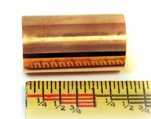 Polished Copper Pipe "Stubby" Guitar Slide (1.5 inch)