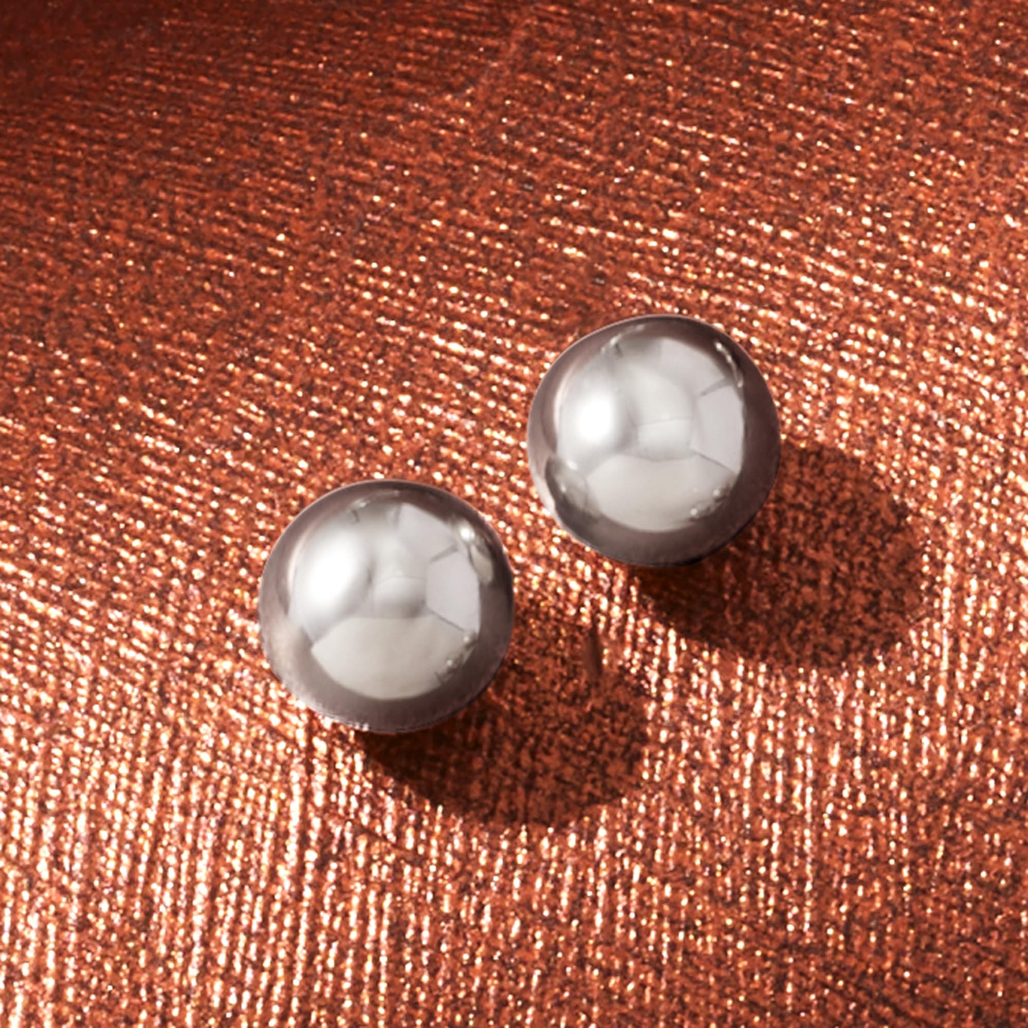 Ross-Simons 14kt White Gold Ball Stud Earrings