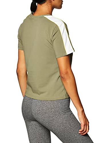 PUMA Women's Classics Tight Top, Deep Lichen Green, L