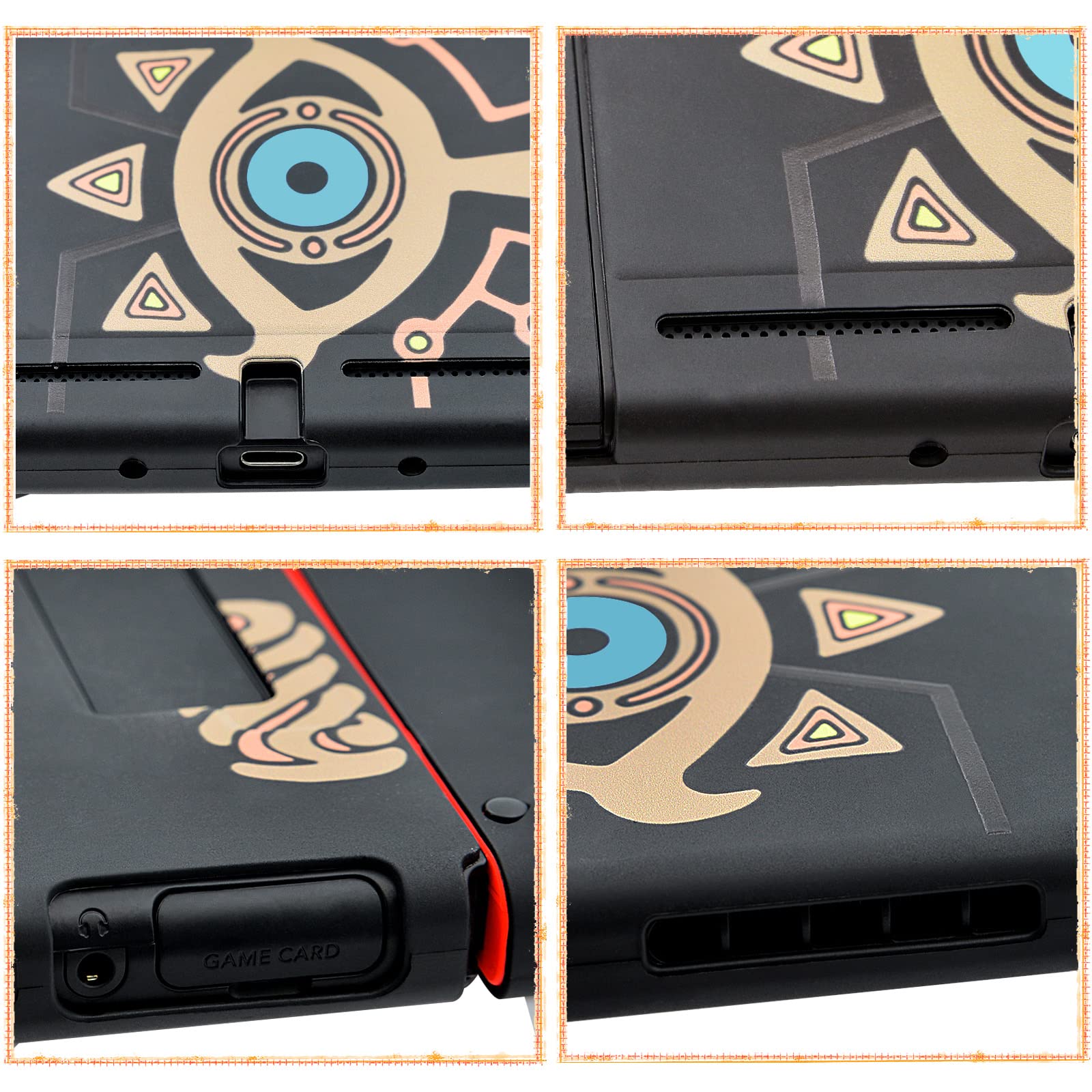 WYMDDYM Protective Case for Zelda Switch, Protective Case Compatible with Nintendo Switch, for Zelda Game Accessories Soft Slim Cover Shell for Console