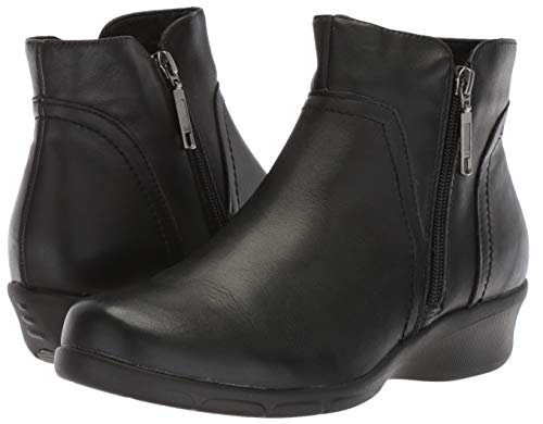 Propét Womens Waverly Zippered Casual Boots Ankle Low Heel 1-2" - Black - Size 8 2E