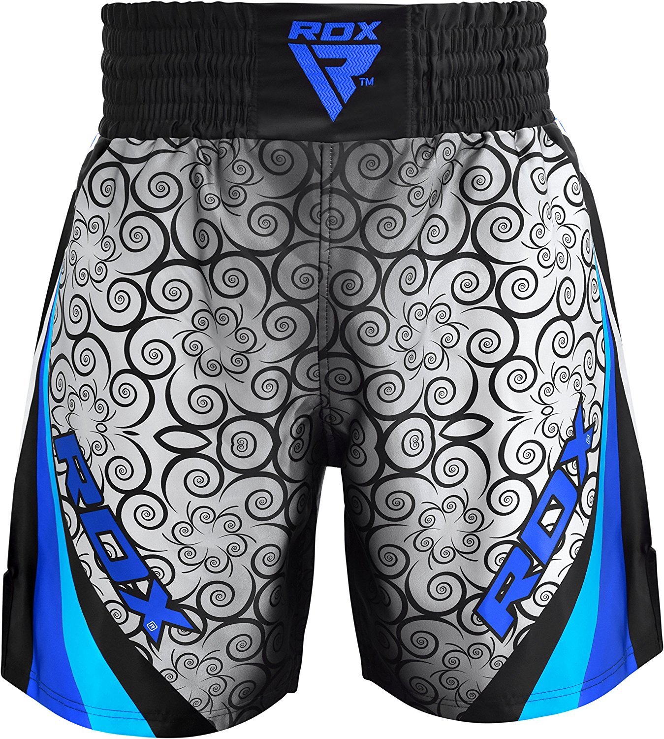 RDX Boxing Fight Shorts Grappling Muay Thai Bottom Trunks Cage Fighting Training Martial Arts MMA Kickboxing Blue