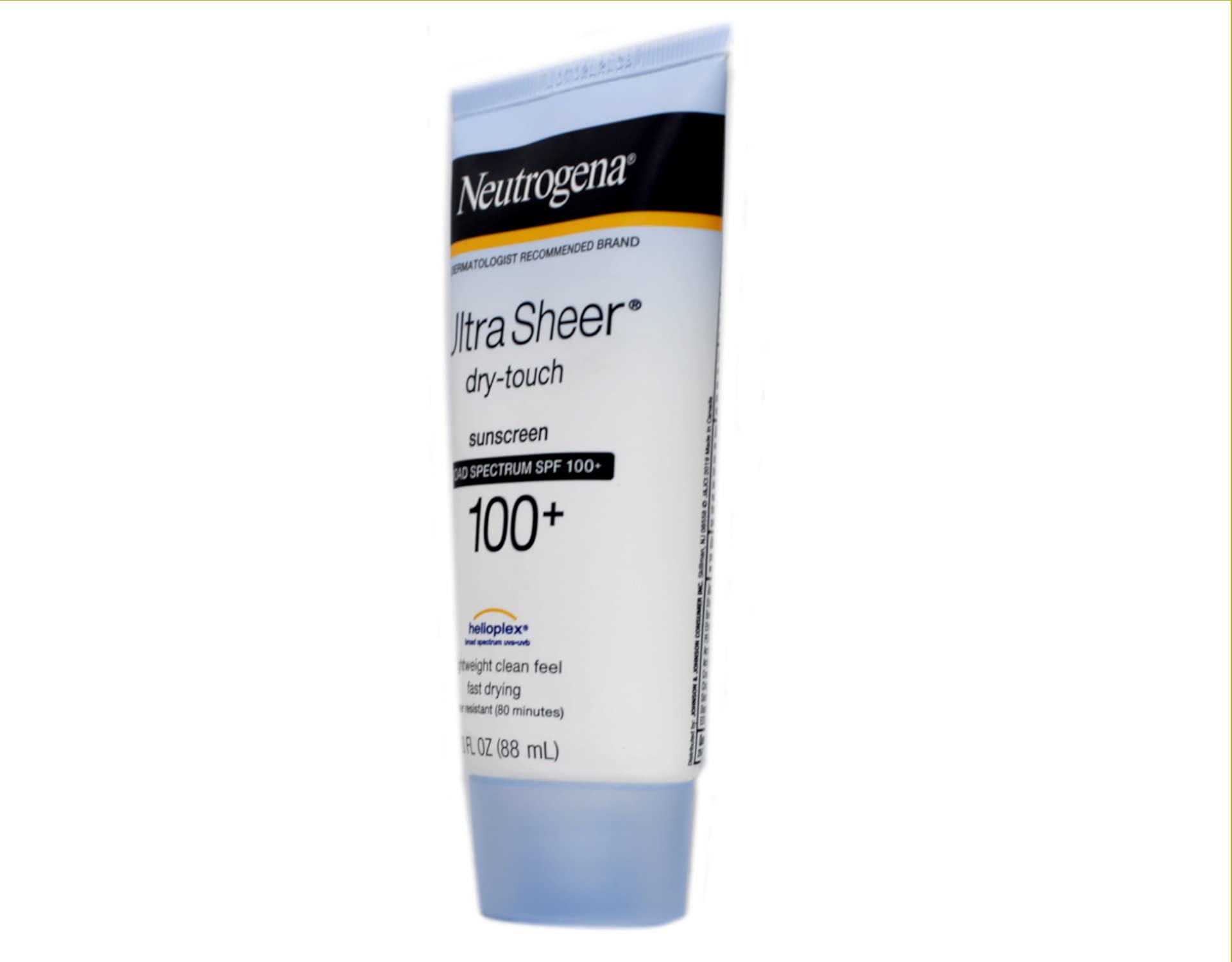Neutrogena Ultra Sheer Dry-Touch Sunscreen, SPF 100, 3 Ounces (Pack of 2)