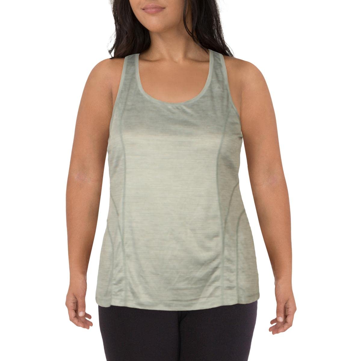 Reebok Womens Dynamic Fitness Workout Tank Top Green XL