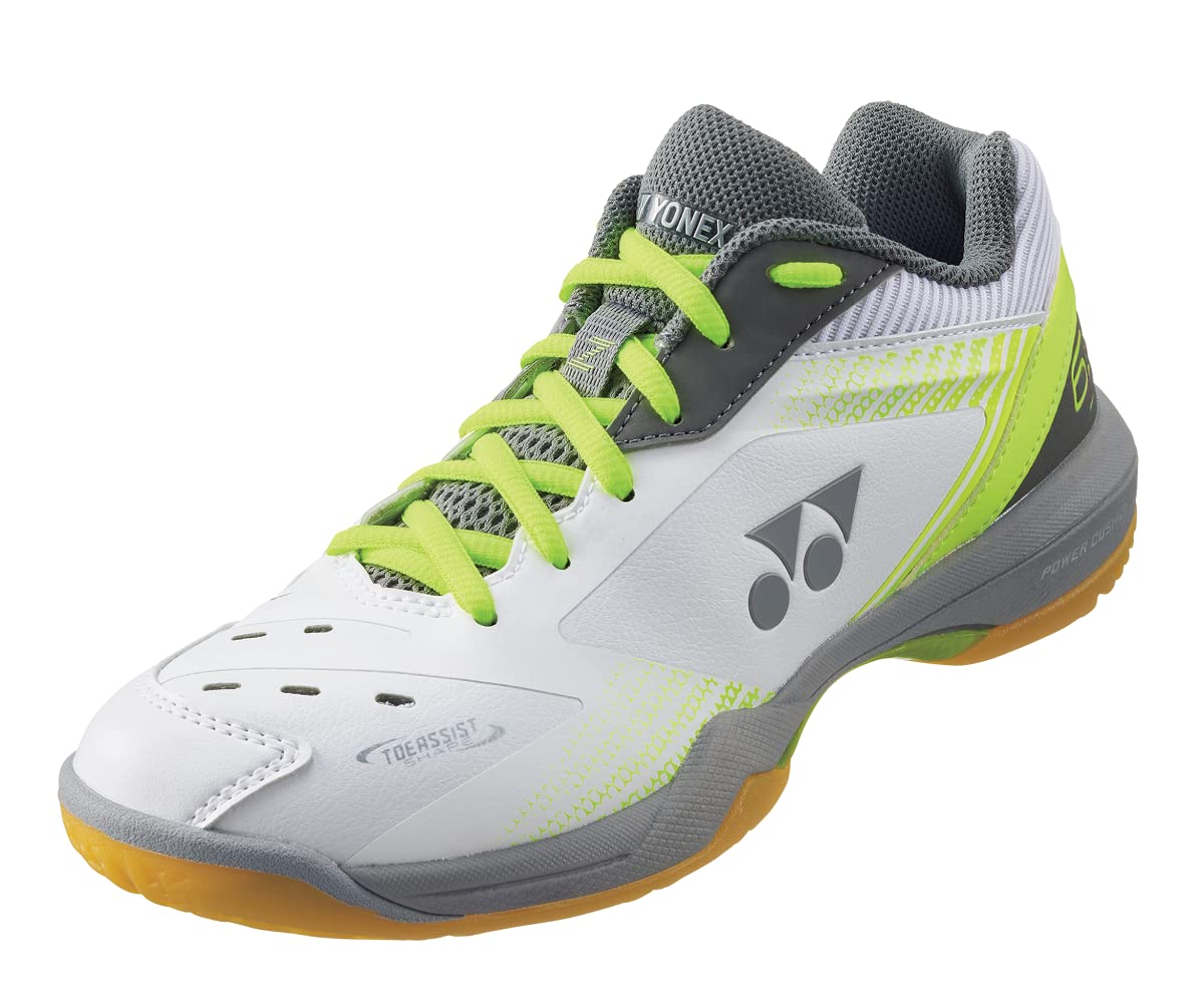 YONEX Power Cushion 65 Z3 Women's Indoor Court Shoe (White/Lime) (7)