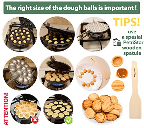 Walnut Cookie Mold Maker 16 non-stick - Oreshki Mold Maker - Walnut Cookie Molds - Орешница Russian - Oreshki Maker - Walnut Cookie Maker Oreshek - Nutty Maker - Oreshnitsa Nut Cookies Maker