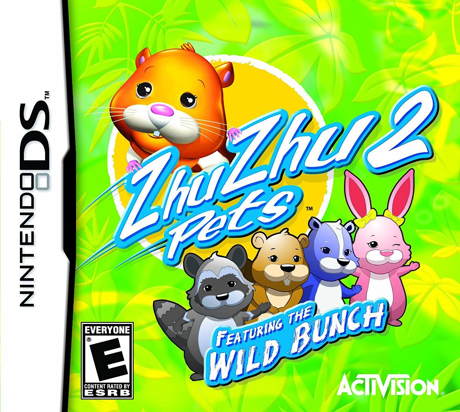 New Activision Blizzard Zhu Zhu Pets 2: Featuring The Wild Bunch Puzzle Game 1 User Nintendo Ds