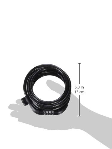 Schwinn Anti Theft Bike Lock, Security Level 1, Combination Lock, 4 Foot , Black