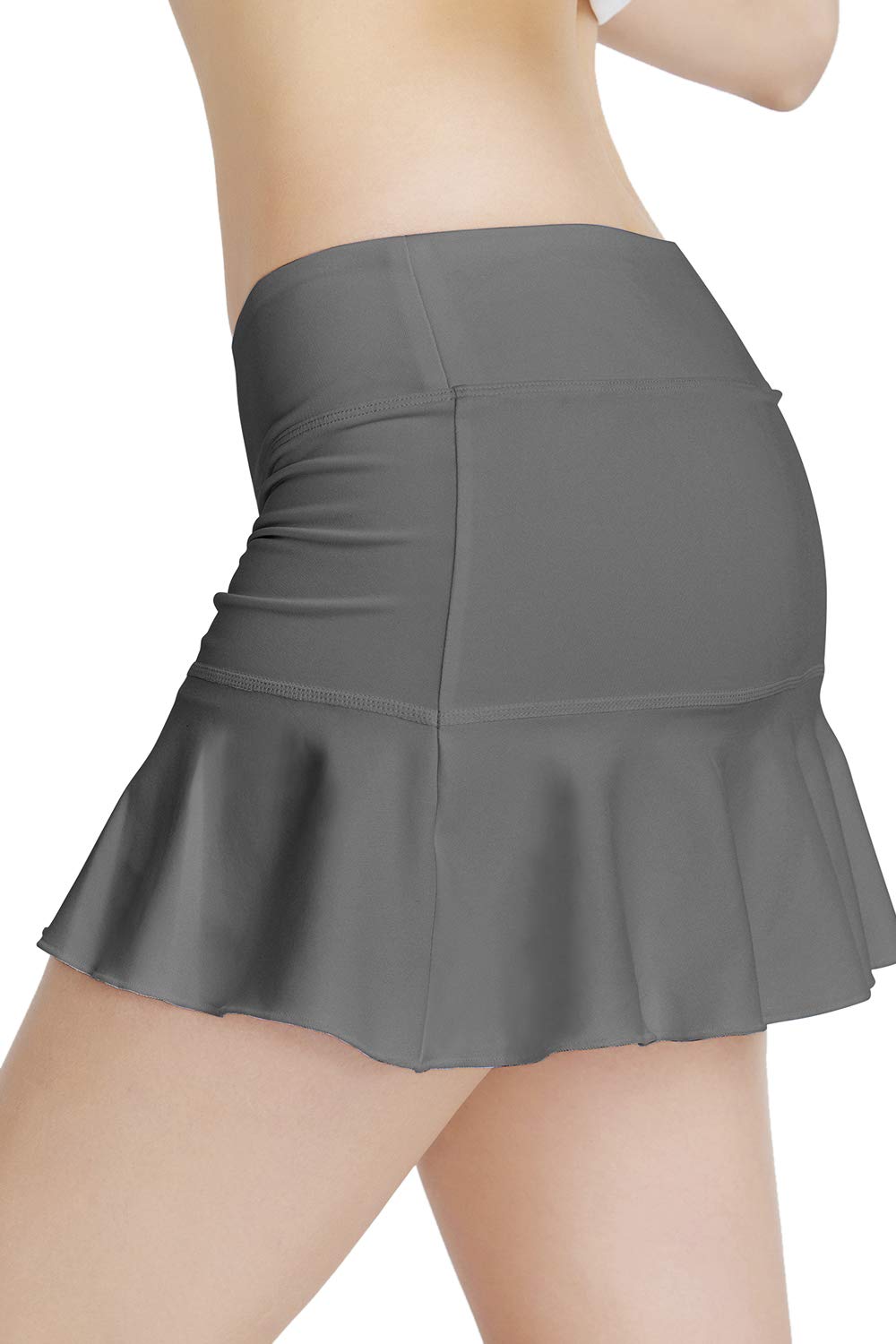Rainbow Tree Tennis Skirts for Women,Athletic Golf Pleated Skirts with Shorts Indoor Exercise,Runs Large
