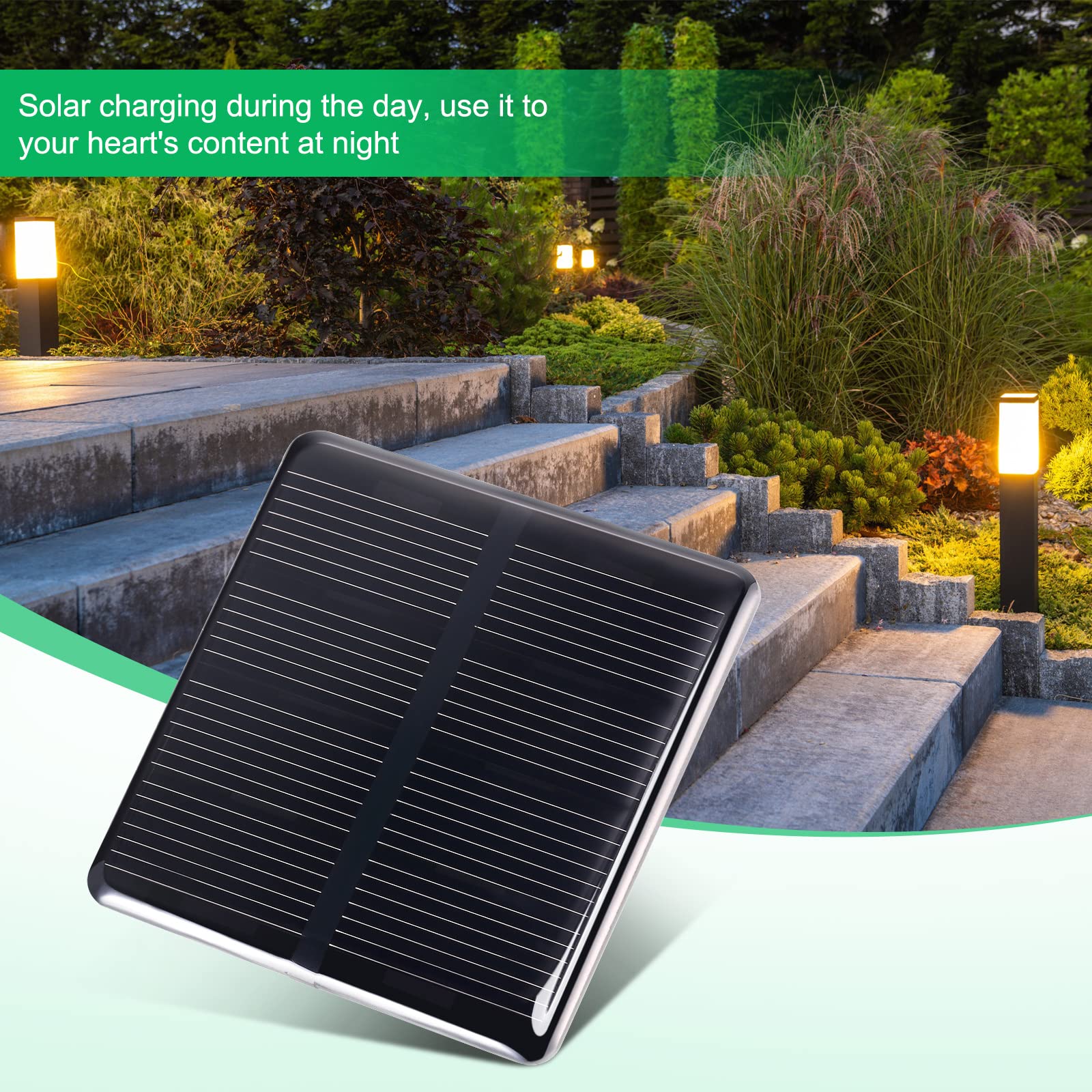 Retisee 30 Pcs Mini Solar Cells 2V 160mA Mini Solar Panels Mini Polysilicon Solar Cells DIY Electric Toy Materials Photovoltaic Cells Solar DIY System Kits