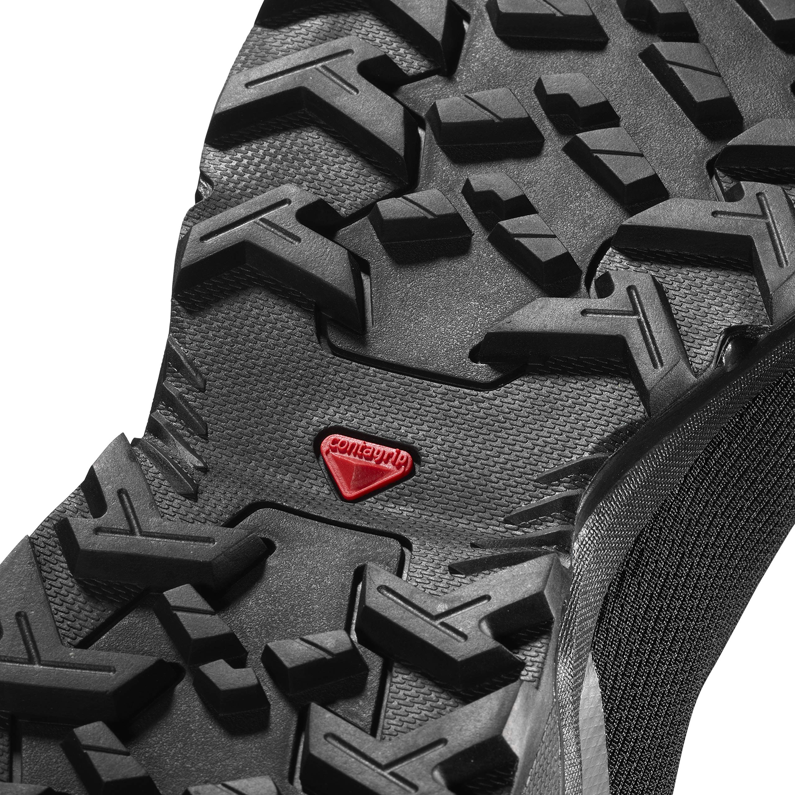Salomon X Reveal Hiking Shoes for Men, Black/Black/Quiet Shade, 11.5