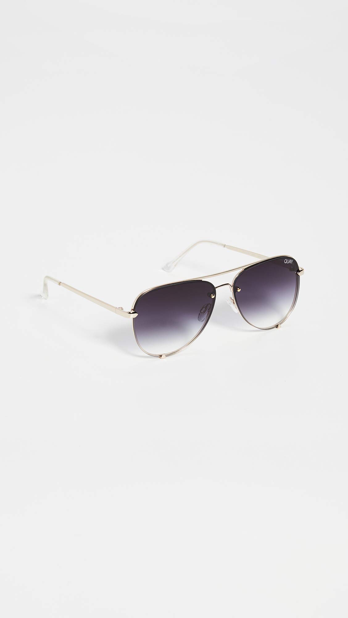 QUAY AUSTRALIA Highkey Mini Rimless Gold/Fade One Size sunglasses womens