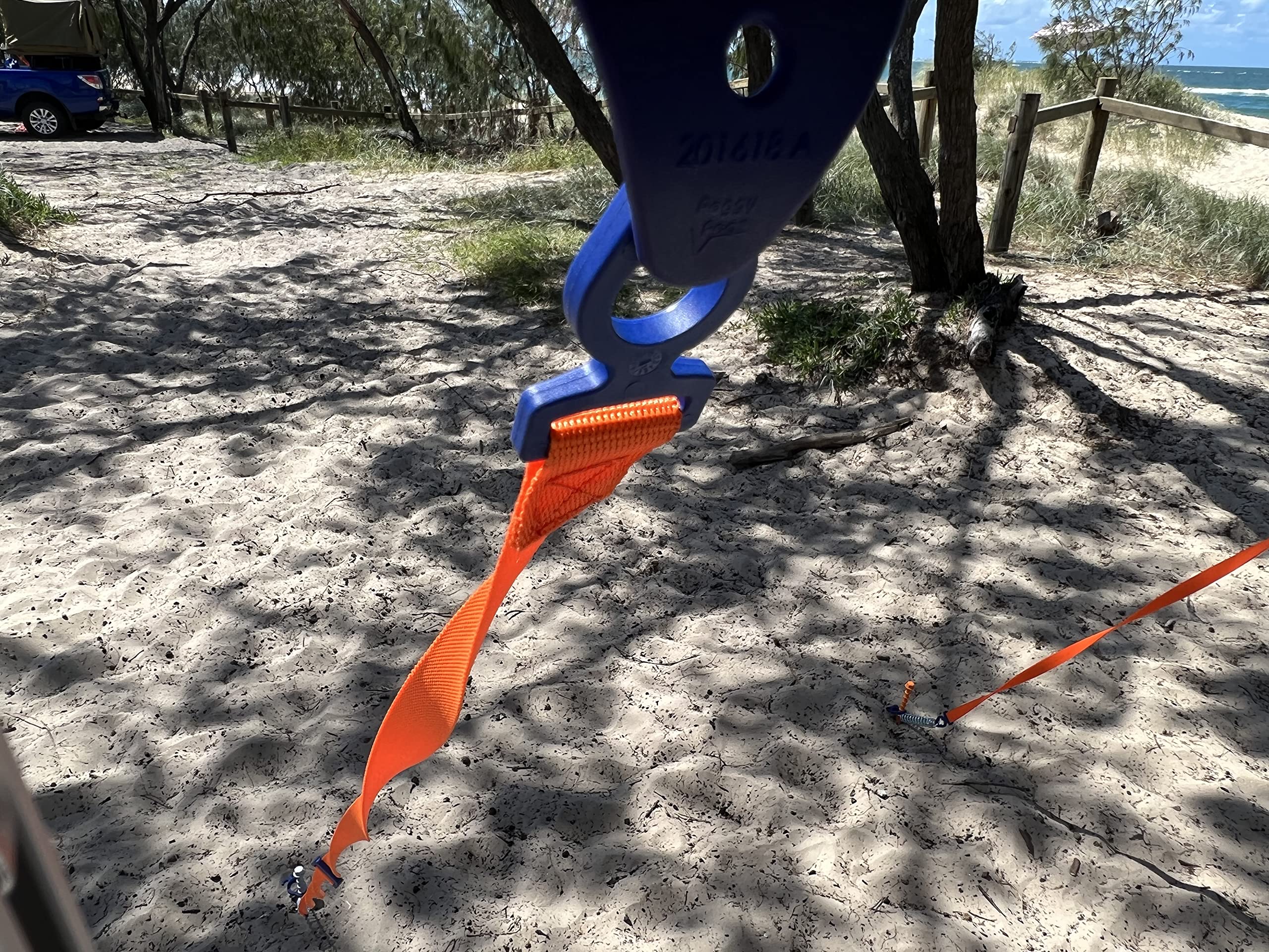 Peggy Peg - Awning Storm Straps Tie Down Strap 2.0 - Storm Straps for Canopies, Gazebo Straps & Solar Sails - Storm Straps Awning Protection - Camping Tent Accessories for Caravan & Motorhome