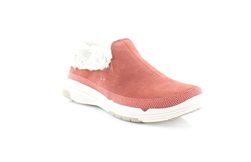 Ryka Womens Adventure Mid Leather Ankle Winter & Snow Boots Red 9.5 Wide (C,D,W)