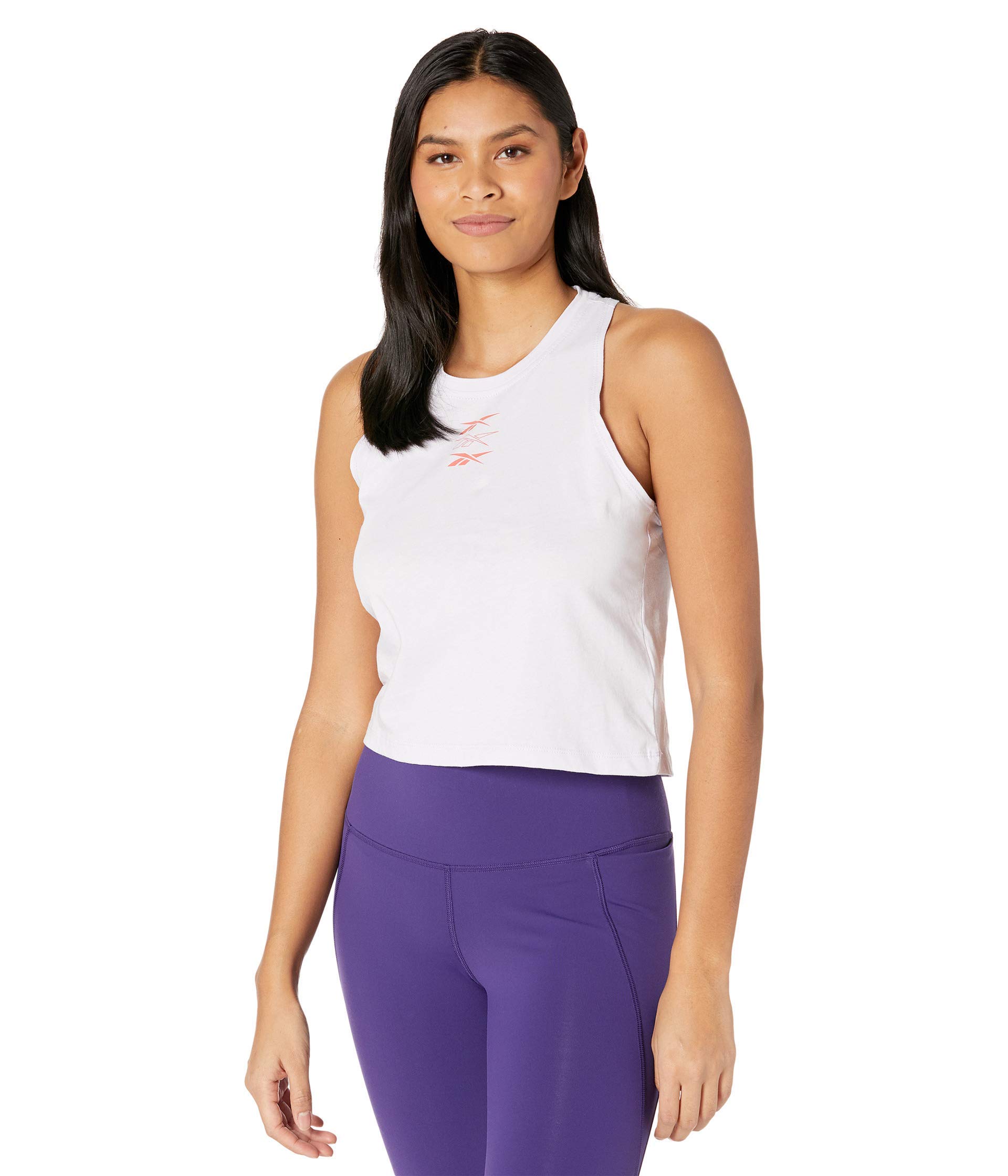Reebok Training Essentials Graphic Tank Top, luminous lilac, XS