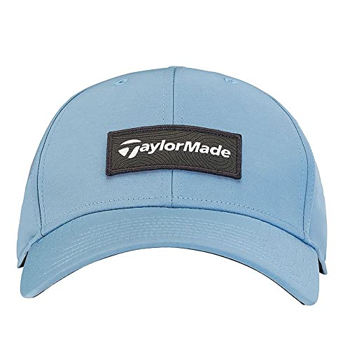 TaylorMade Golf Standard Cage Patch Logo Hat, Blue, Medium